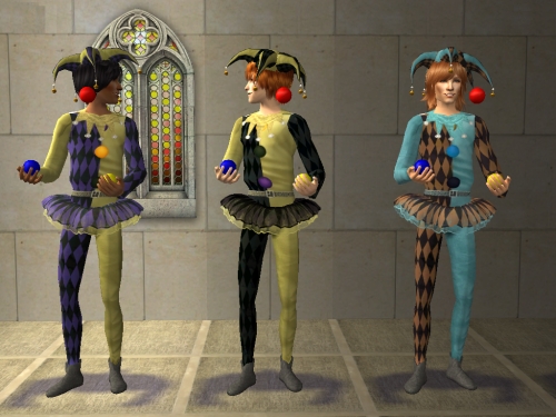 Medieval Court Jester Costume