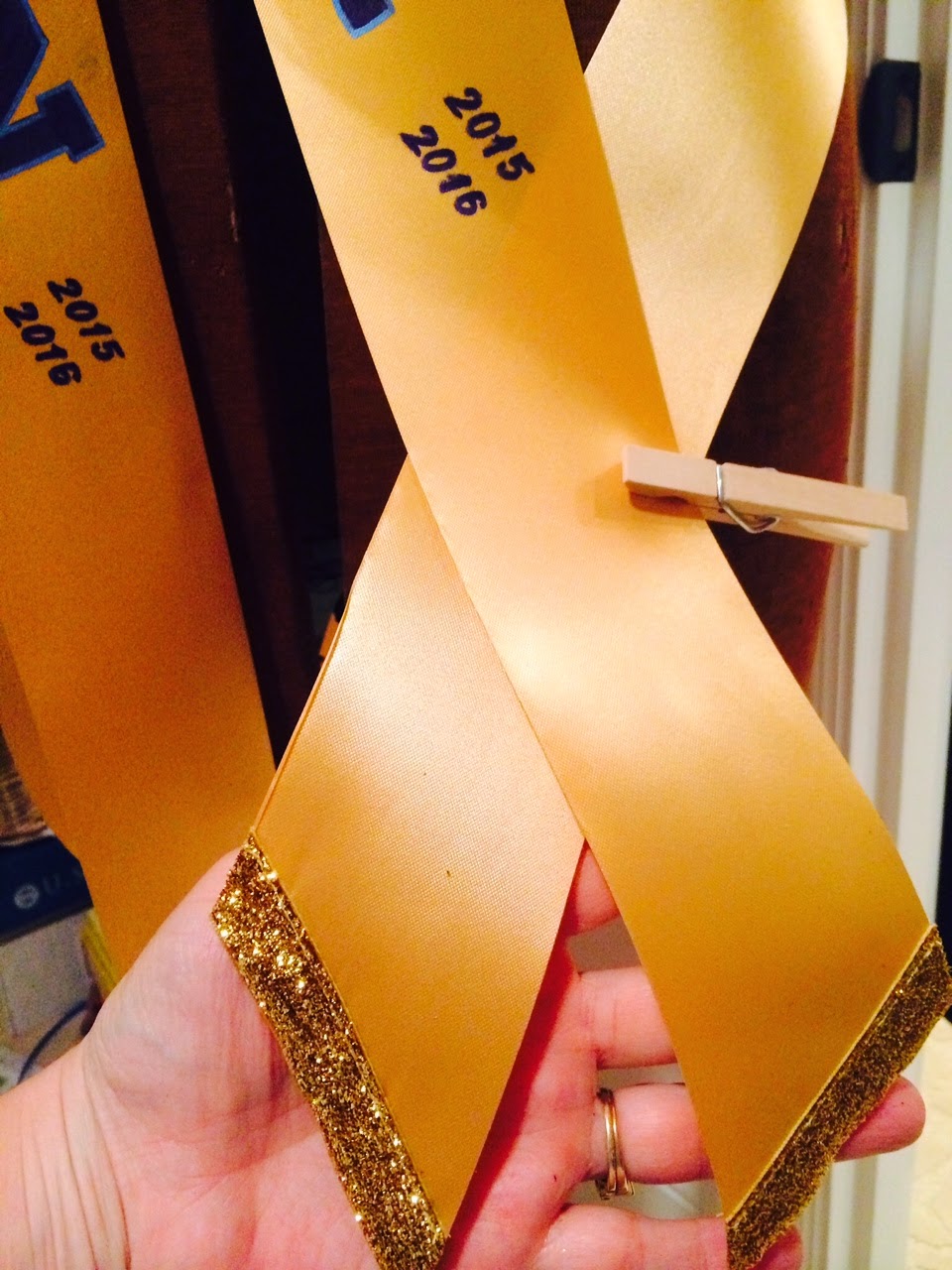 The Lily of the Valley Craft Room: Dance Team Captain Sash DIY