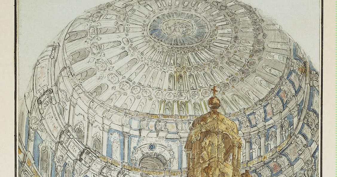 Interior of the Cathedral of Resurrection of Christ in New Jerusalem ...