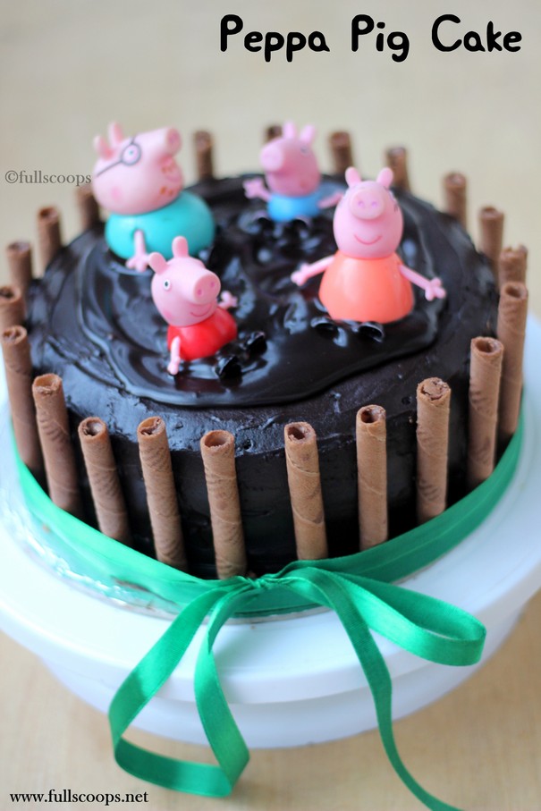 Peppa Pig Cake ~ Full Scoops - A food blog with easy,simple & tasty ...