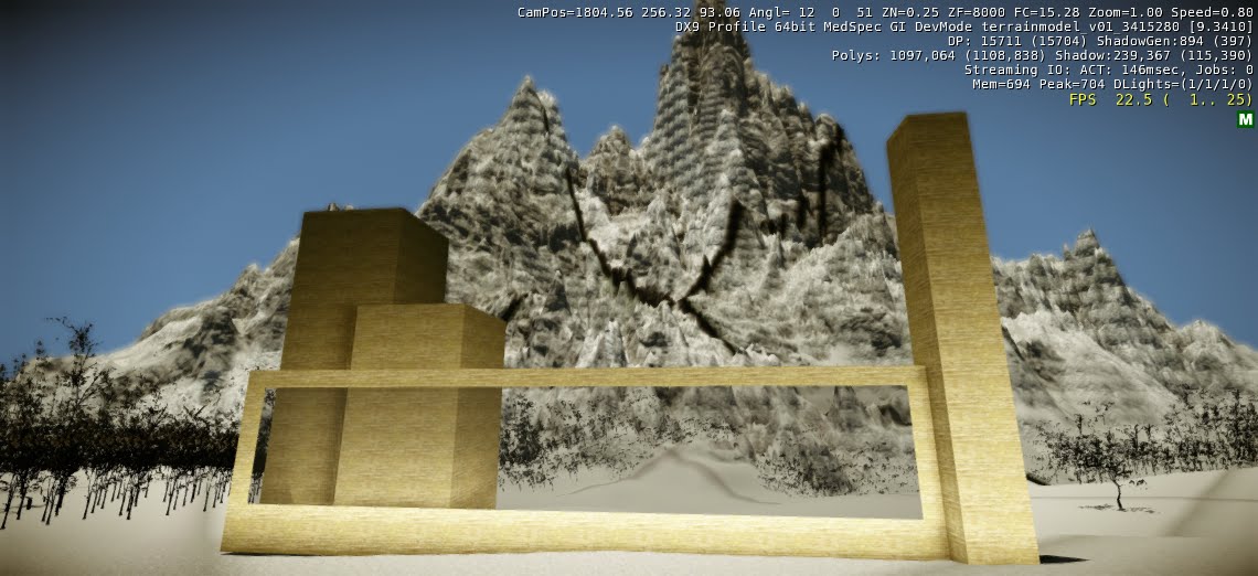 Alex Cassar: Arch1101: Models in a Draft Cryengine Environment.