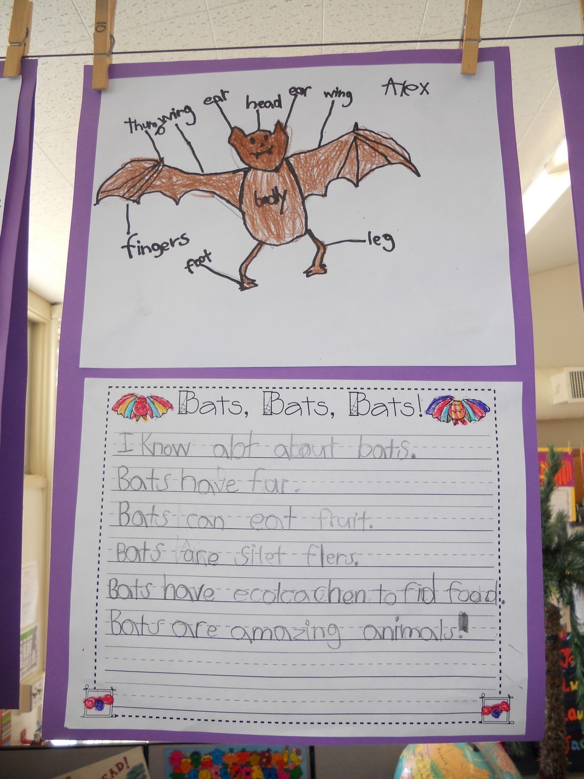 DSCN1442.JPG 1,200×1,600 pixels | Bats writing, Bats unit, Kindergarten ...