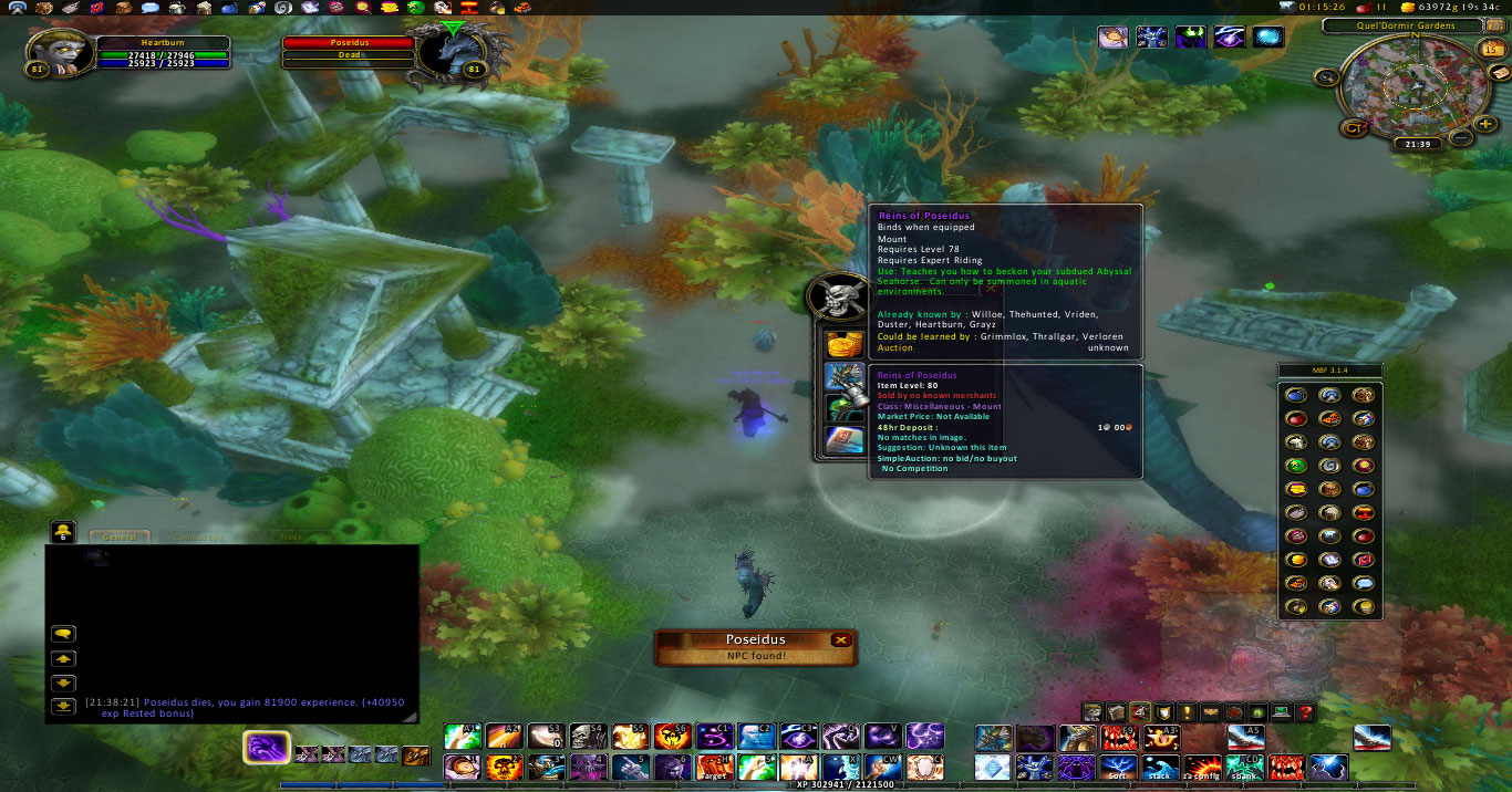 WoW or Gold - A Hardcore Mindset: The First Hunt For Poseidus Is ...