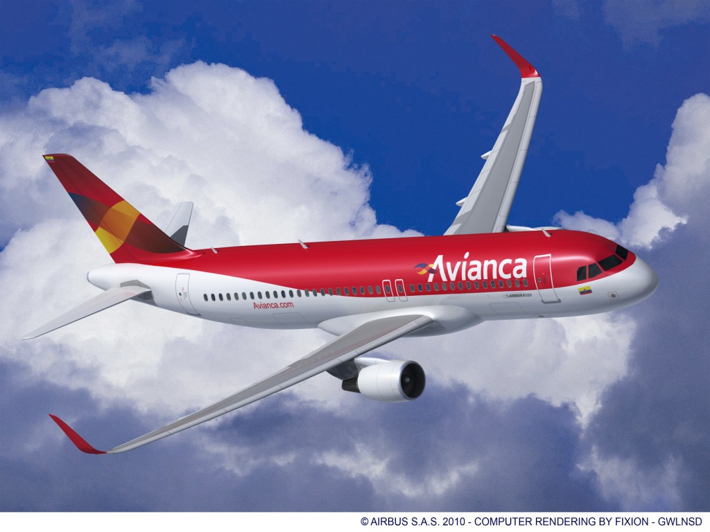 Avianca recibe su primer A320 equipado con la tecnología Sharklet