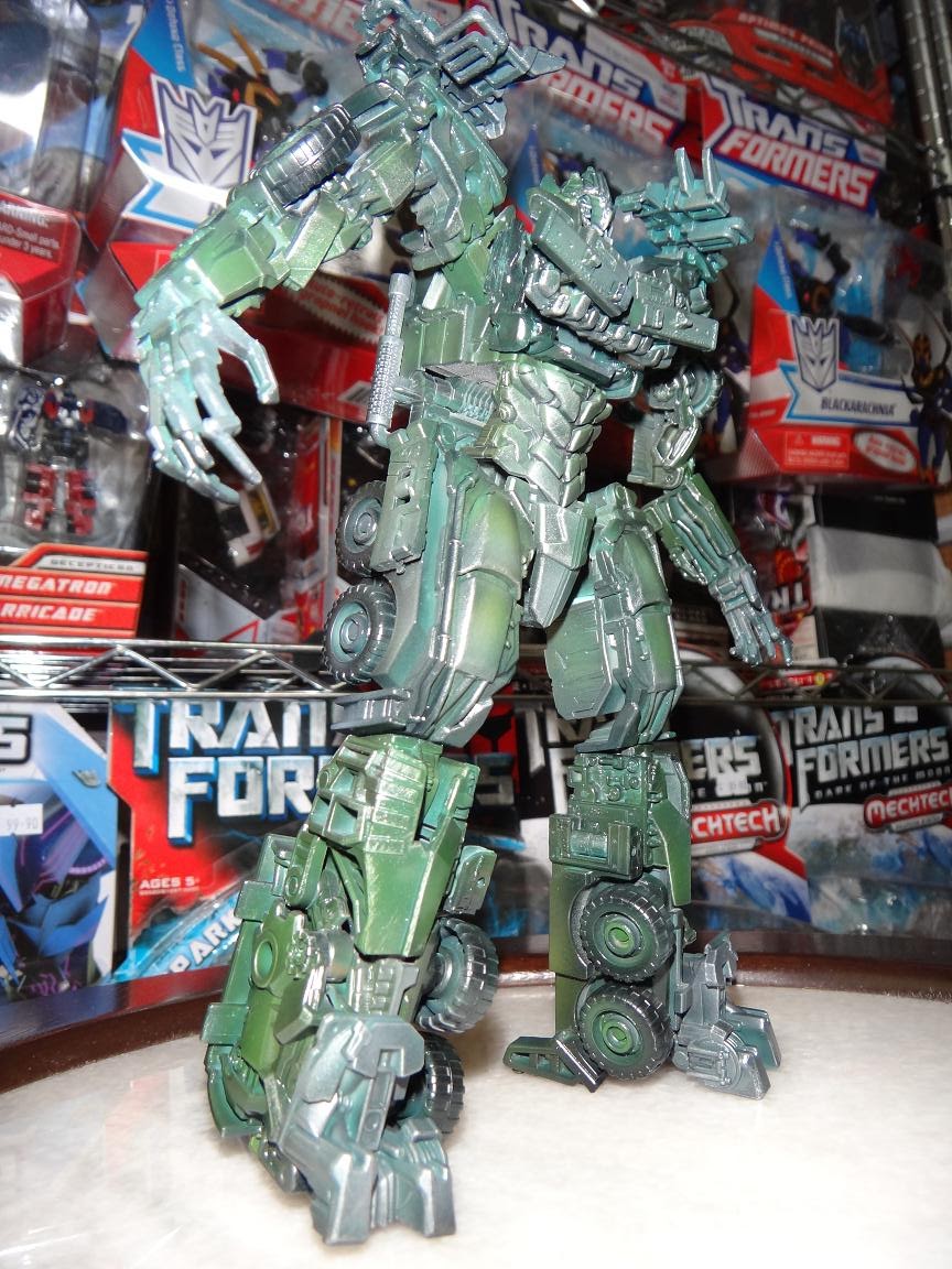 JUST Custom Toy: Repainted Transformers DOTM Voyager Megatron