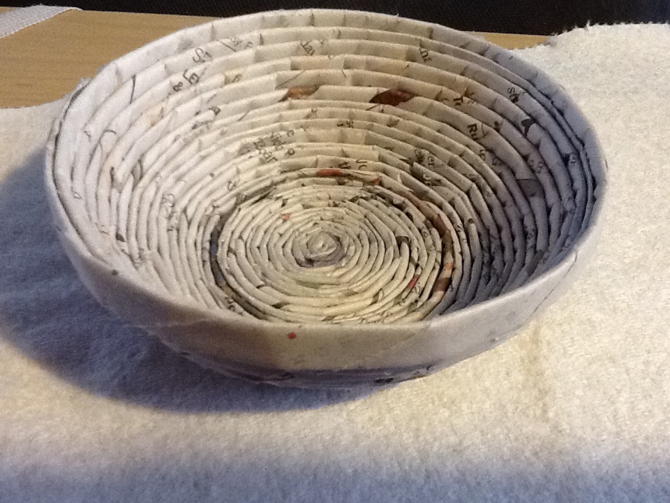 Over the Moon Creations: Recycled Paper Bowls