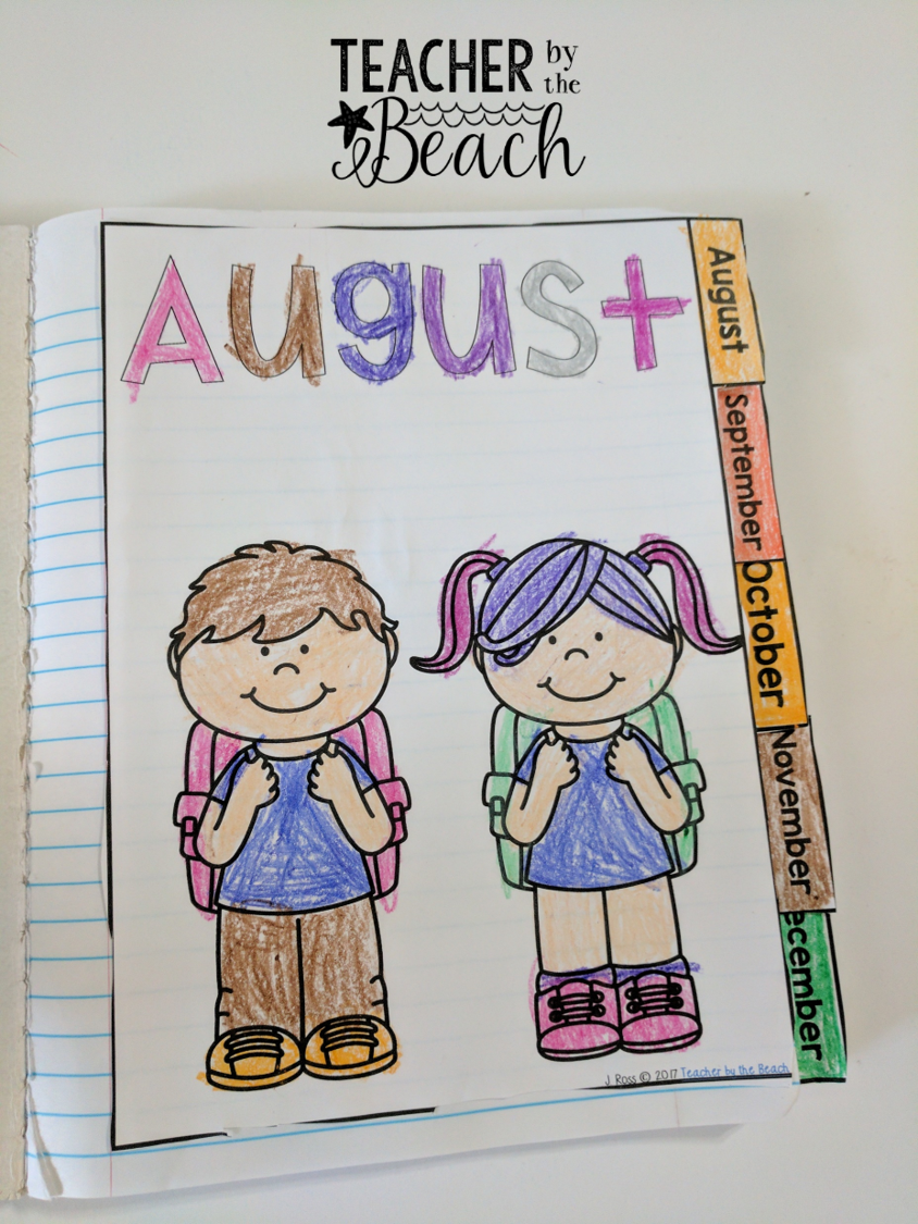 Composition Journal Tabs - Freebie! - Teacher by the Beach