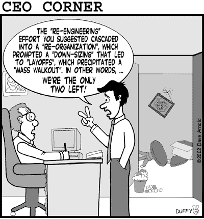 Innovative Business: CEO Cartoon