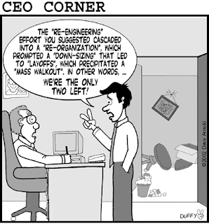 Innovative Business: CEO Cartoon