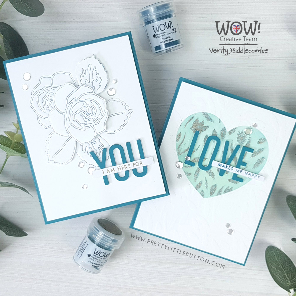 Double embossing: dry & heat