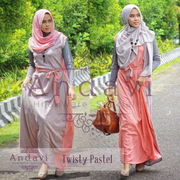 Busana Muslimah Casual Dress untuk Remaja Terbaru