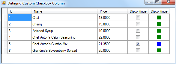 Custom Datagridviewcheckboxcolumn ~ Net Gene