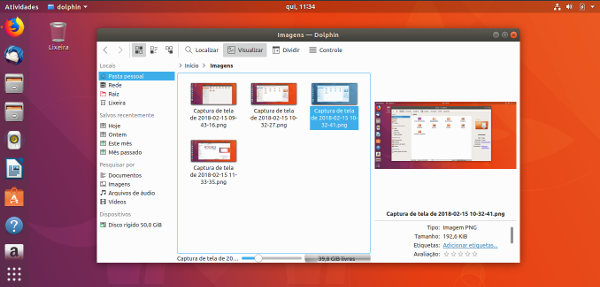 Gerenciador de arquivos Dolphin para todos ambientes gráficos, para ...