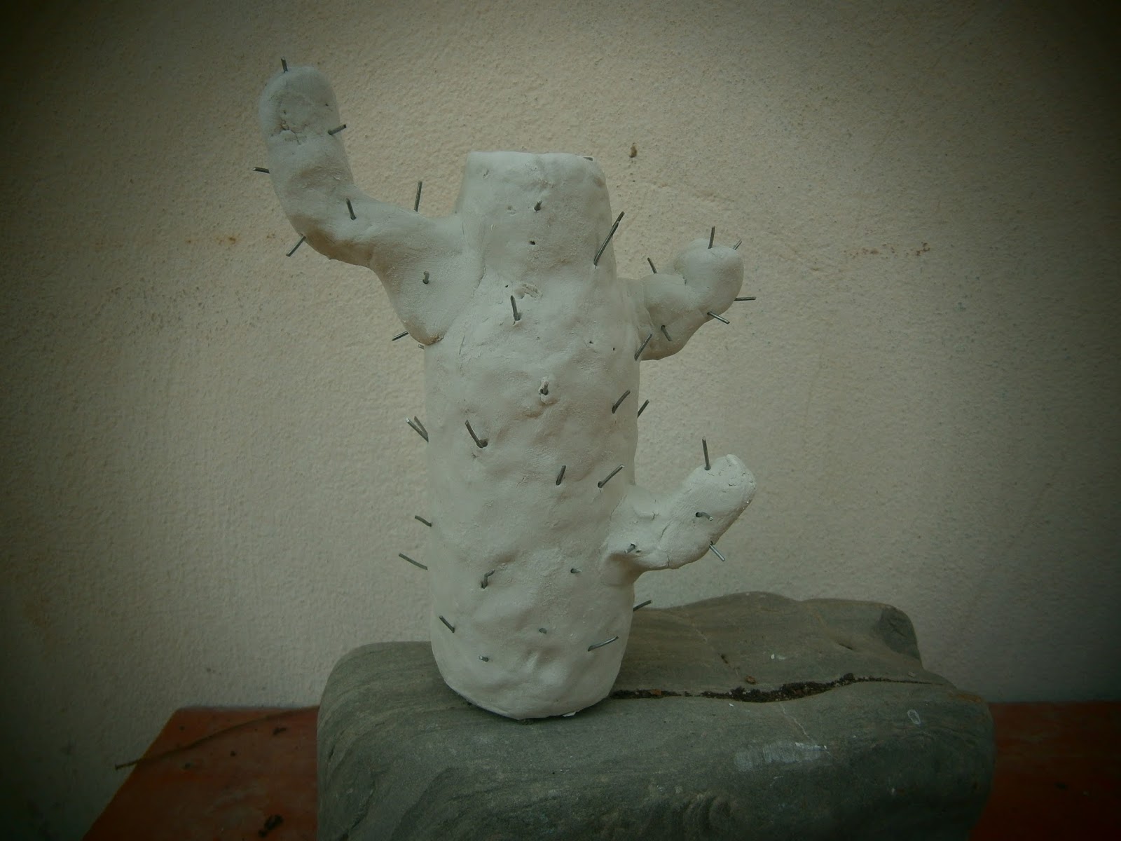 Olga's dreamland: Diy project - How to make clay cactus vase