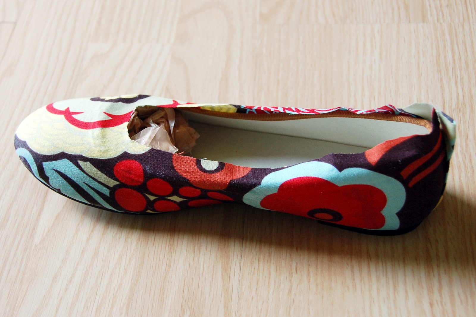 The Almost Perfectionist: Fabric Covered Shoes