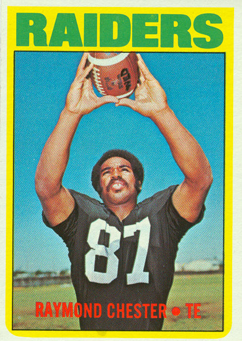 1972 Football Cards: Oakland Raiders