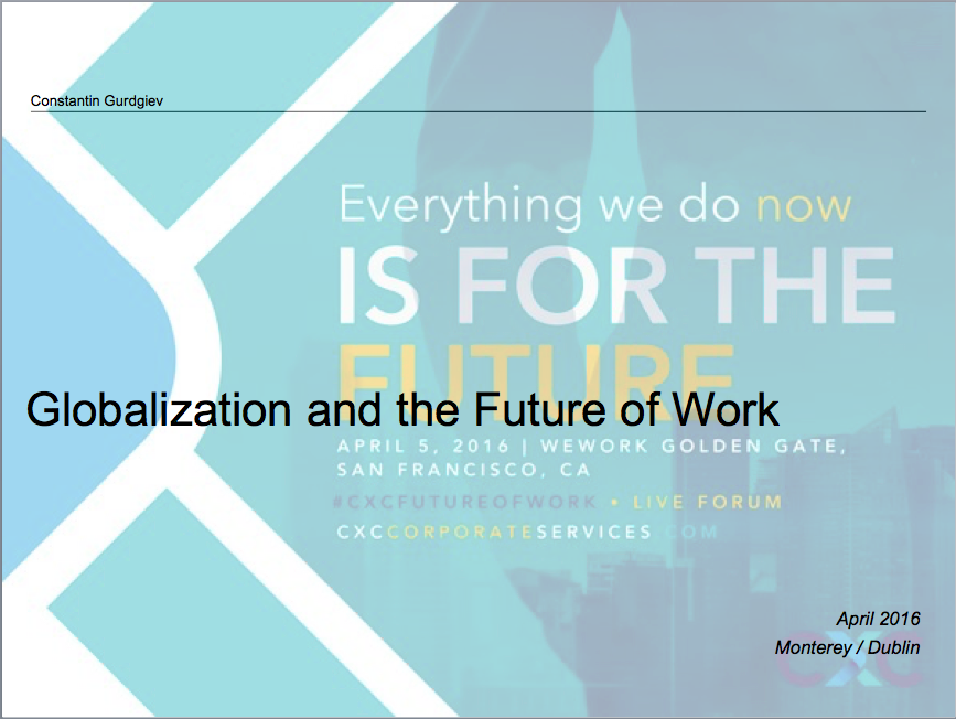 True Economics: 7/4/16: Globalization and the Future of Work