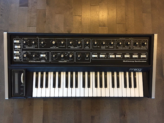MATRIXSYNTH: 1970s Moog Multimoog Analog Synthesizer SN 1999