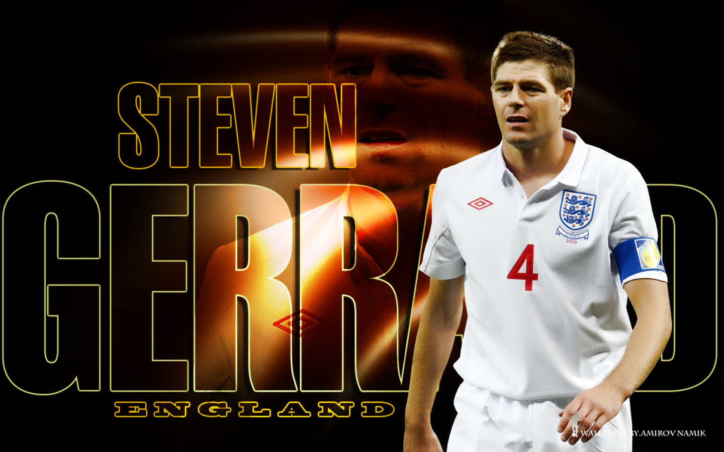 Wallpapers for all: Steven Gerrard England 2012