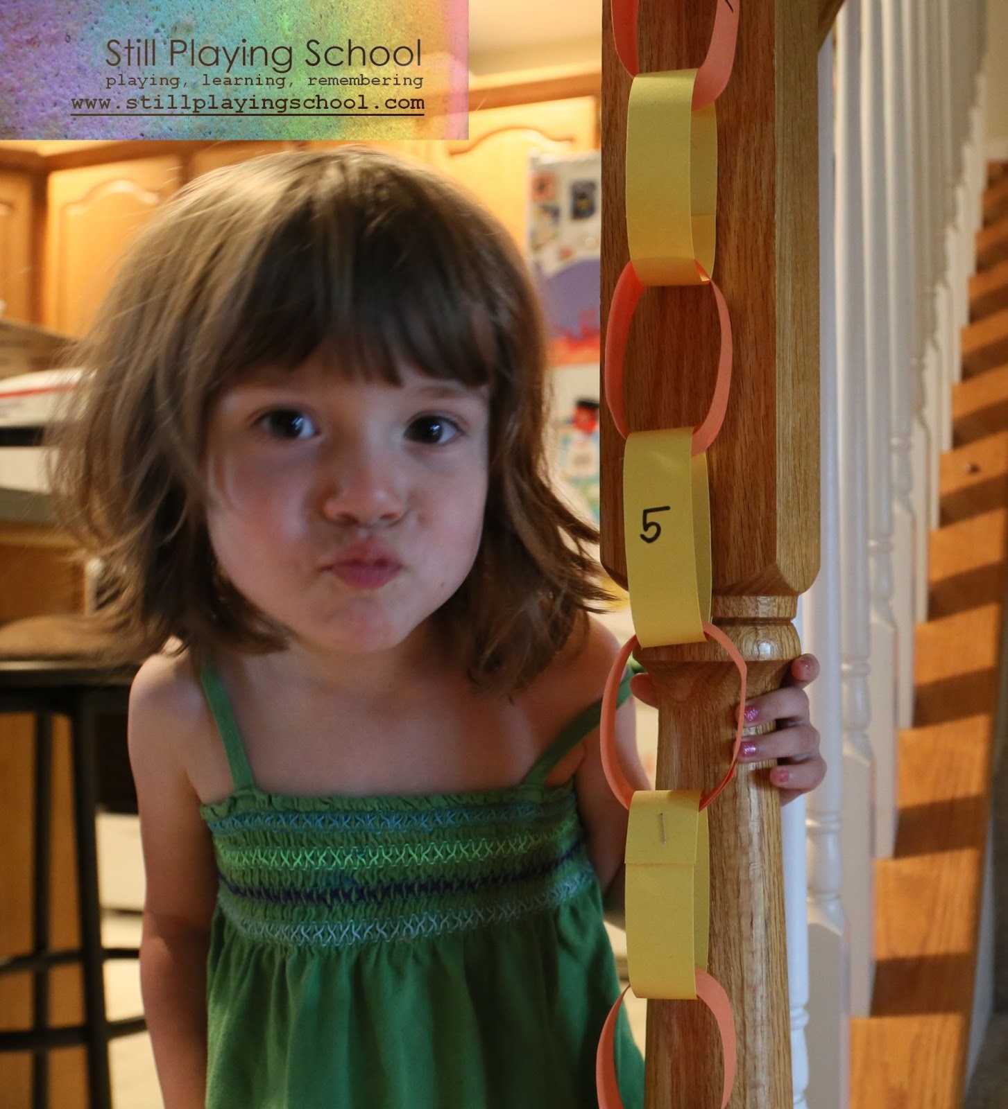 Paper Chains for Countdowns and Patterns | Still Playing School