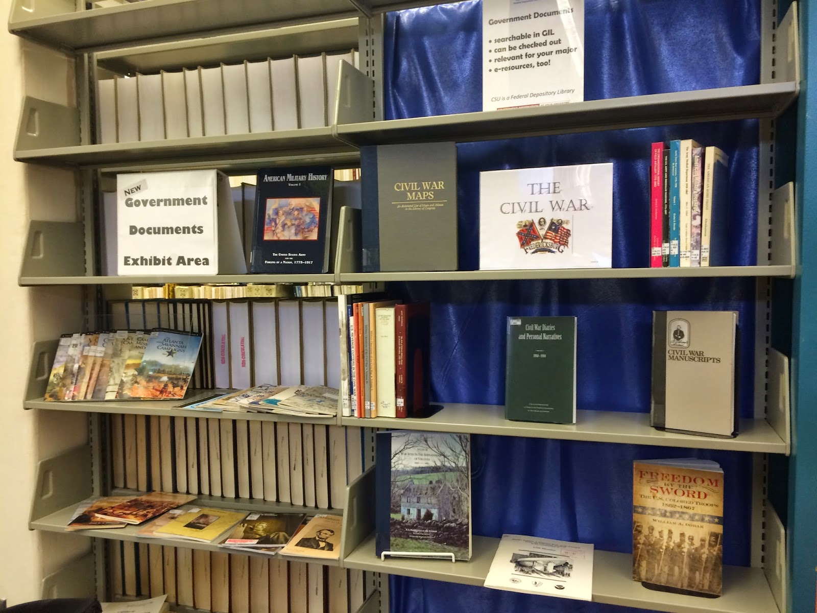 CSU Libraries: New Government Documents Exhibition Features American ...