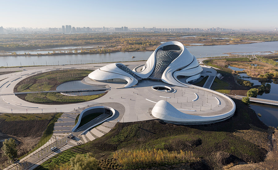 PRANCHETA DE ARQUITETO: PROJ TEATRO: HARBIN OPERA HOUSE, HARBIN