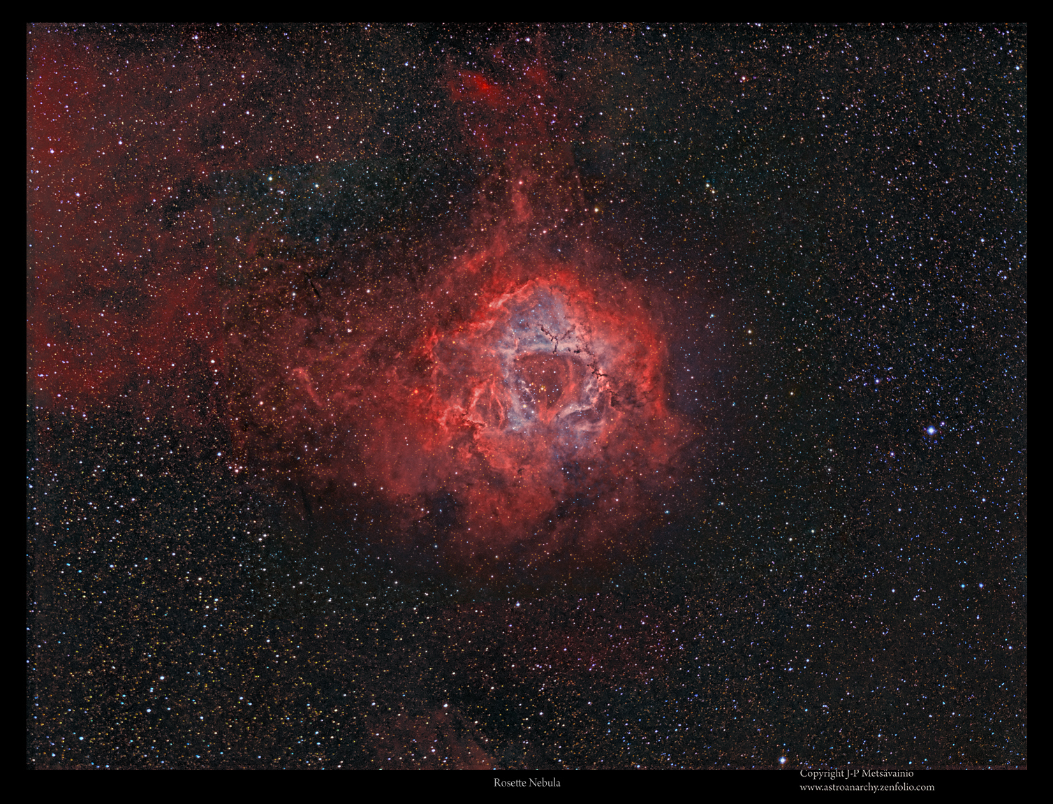Astro Anarchy: Caldwell 49, the "Rosette Nebula", reprocessed