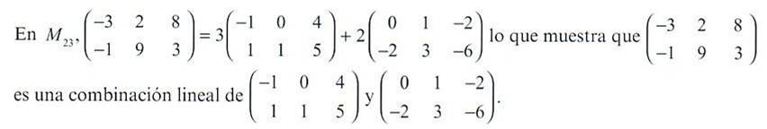 Definición de subespacio vectorial y sus propiedades.