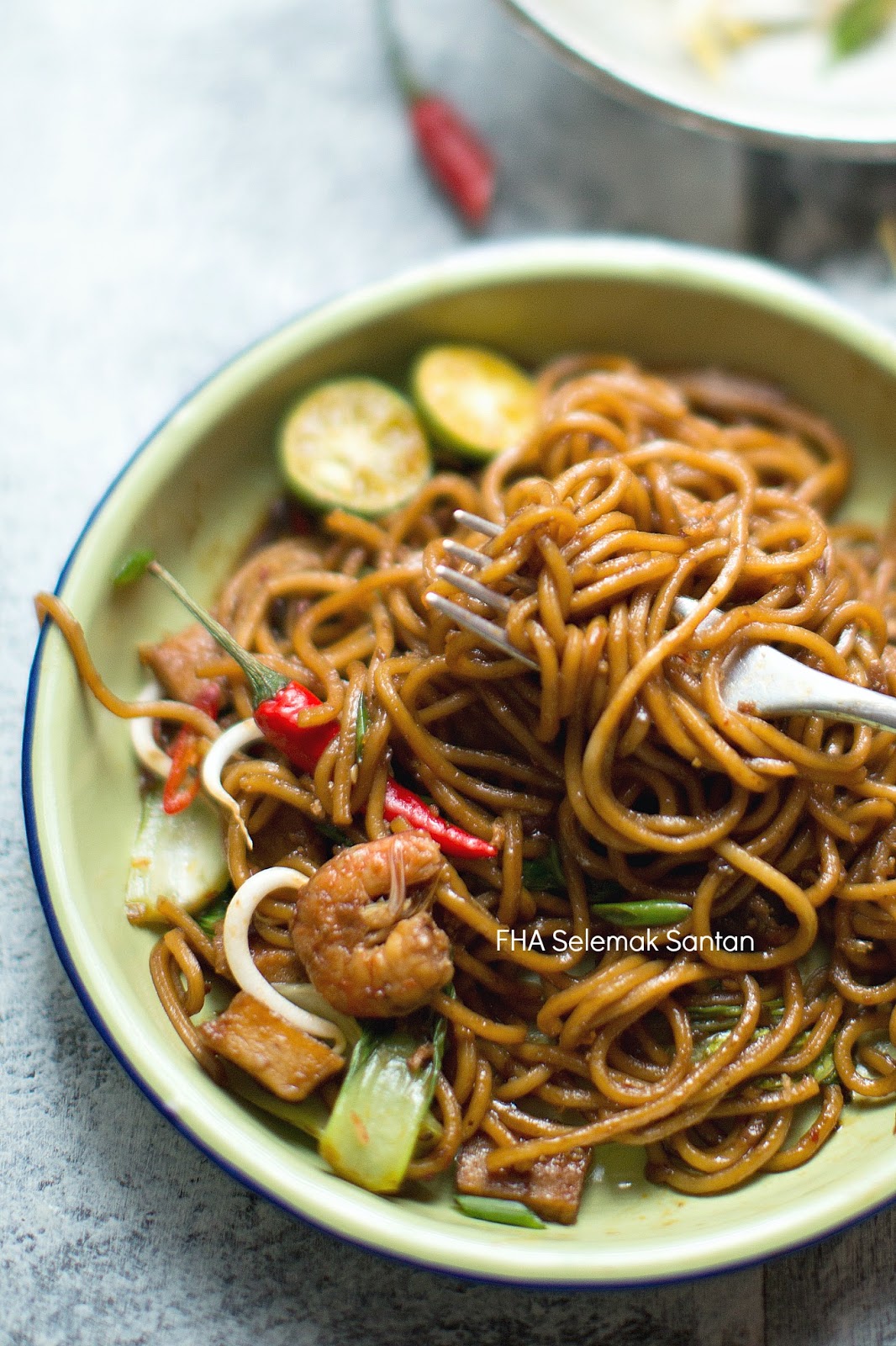 CHAR MEE ... Mee yang lembap memang menyelerakan ! - FHA Selemak Santan