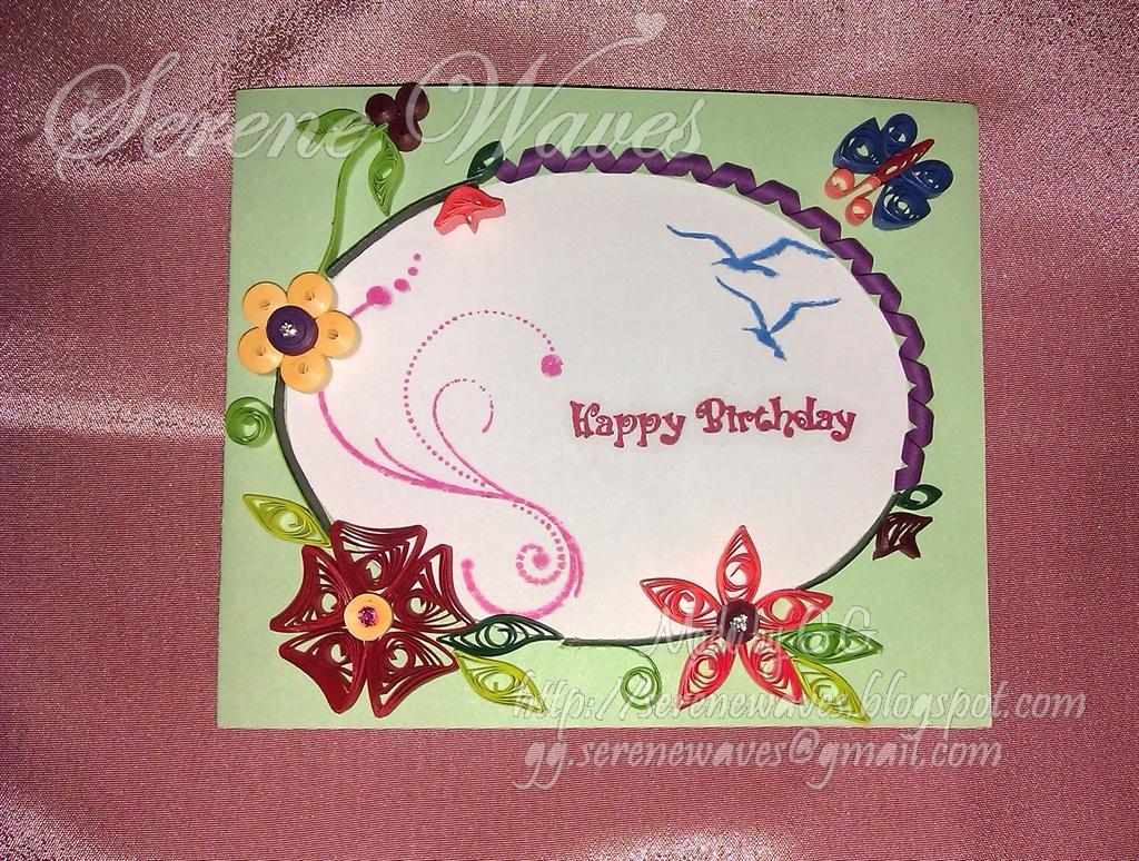 Serene Waves: Small Photo-Frame greeting cards