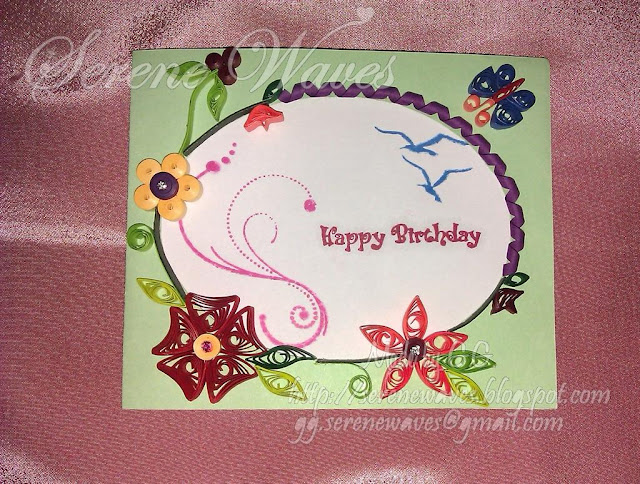 Serene Waves: Small Photo-Frame greeting cards