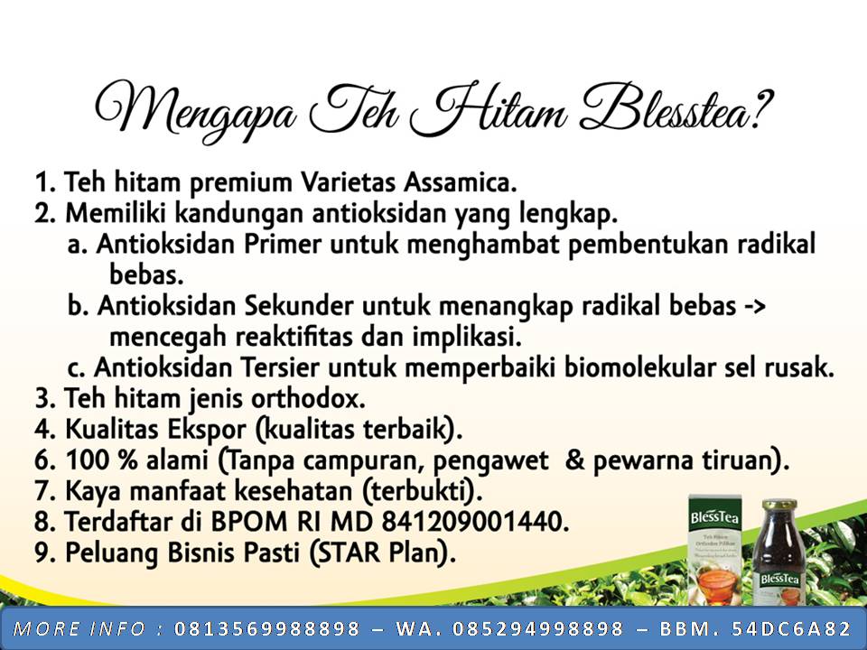 Cahaya Kasih Enterprise: Bless Tea | Teh Hitam Terbaik