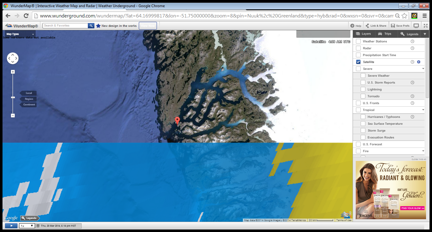 Greenland's Climate Change: Daily Weather in Nuuk, Greenland
