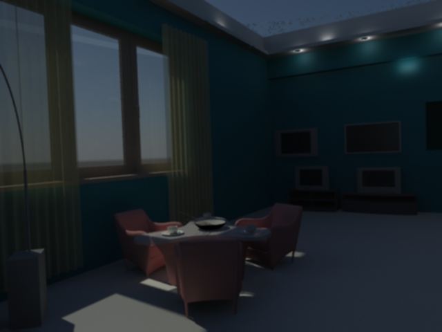 ILLCOMP 3D: MUESTRAS DE UNA SALA HECHA EN 3D