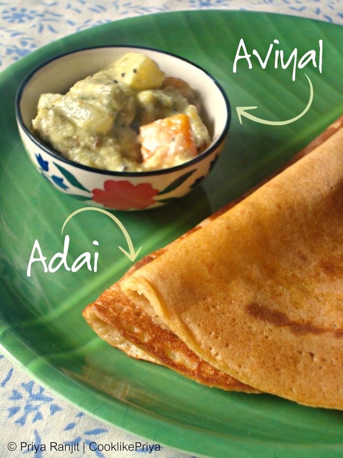 Cook like Priya: Adai Dosa Recipe | Dosa with lentils | Protein rich ...