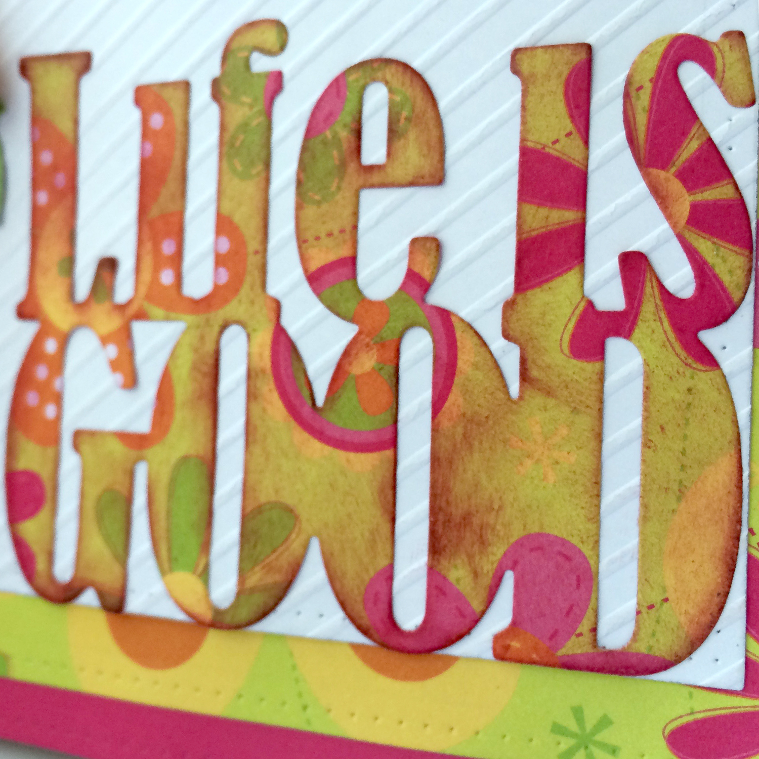 Life Is Good Card by Chrissy Mac - Cheery Lynn Designs Inspiration Blog