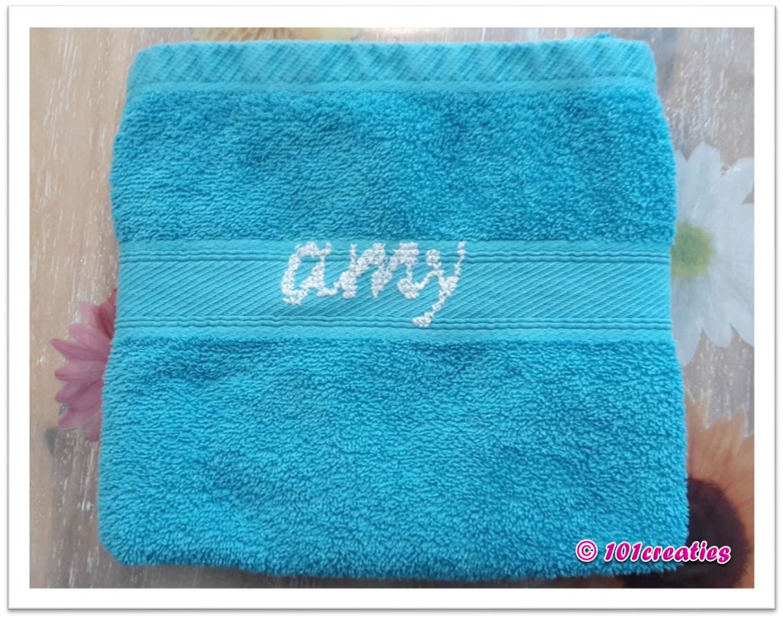 BORDUREN: PERSOONLIJKE HANDDOEK - 101 CREATIES