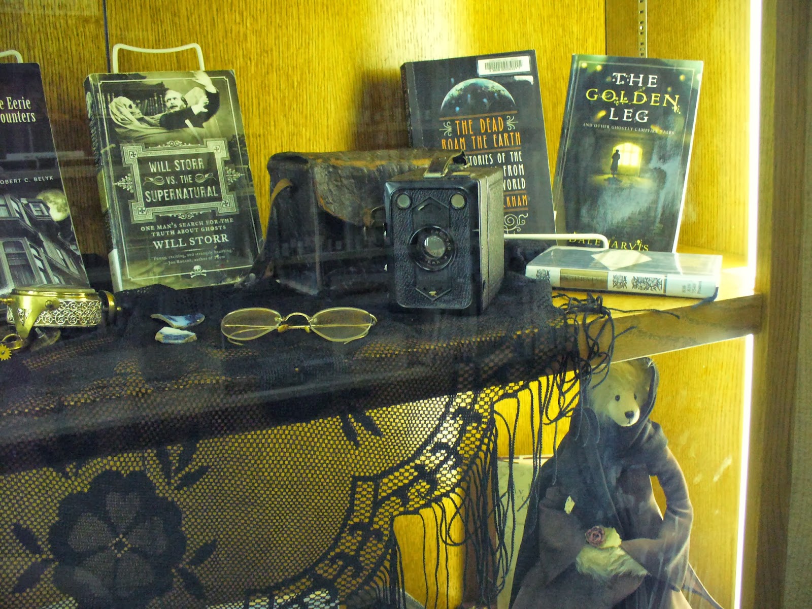 Library Displays: Haunted