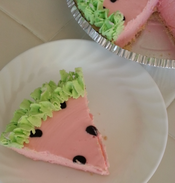 Baking Banquet: FROSTY WATERMELON PIE