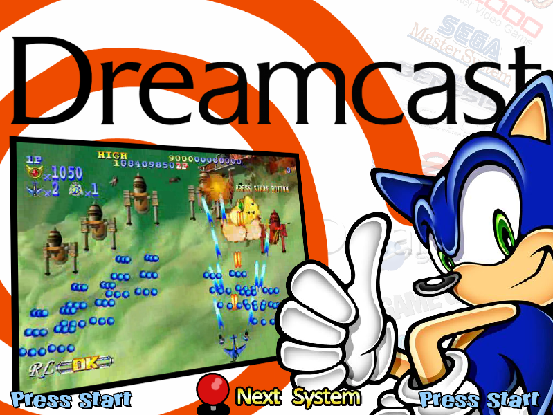 Tema Sega Dreamcast Menu Principal ~ HyperSpin-BR