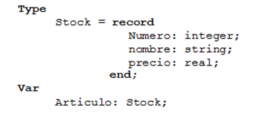 Guia de Desarrollo Informatico: Estructura de Datos - Arreglos y Registros