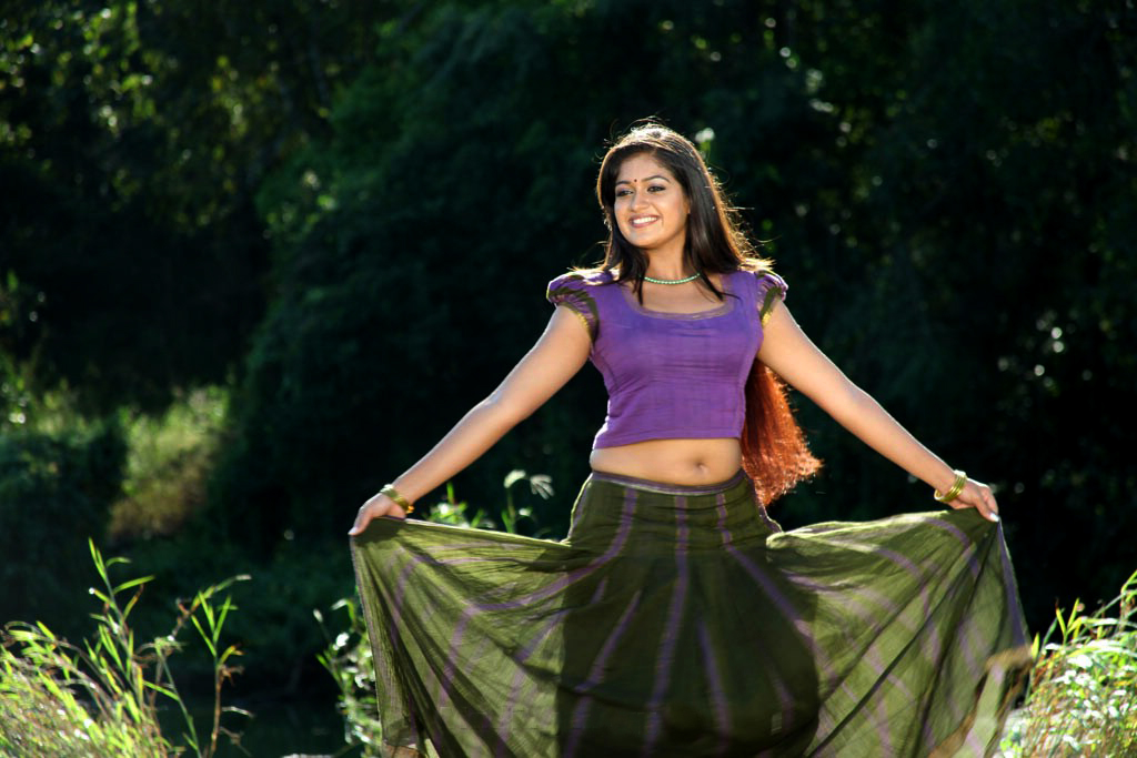 Meghana Raj Hot Stills in Yakshiyum Njanum Movie - South Indian Actress