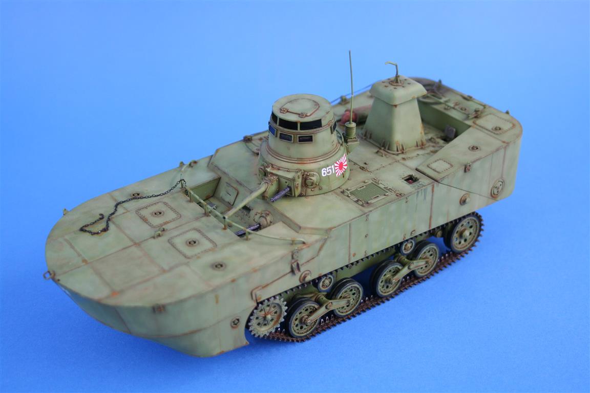 Houston Armor Club (HAC): Dragon IJN Type 2 (Ka-Mi) Amphibious Tank