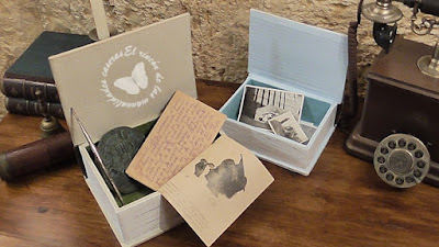 El rincón de las manualidades caseras.: Caja libro reciclando cartón