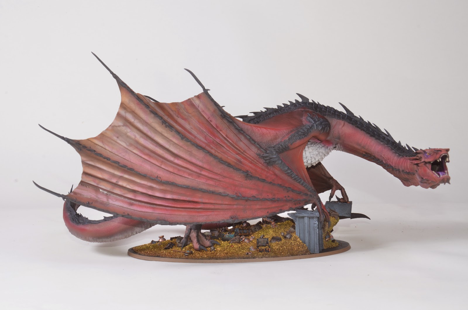 Watching Paint Dry: Smaug Finished - Better Pictures