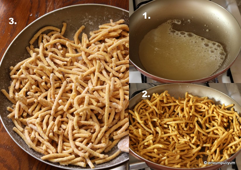 Erivum Puliyum: Madhura Seva (Kerala Bakery Style) | Sweet Sev (Step by ...