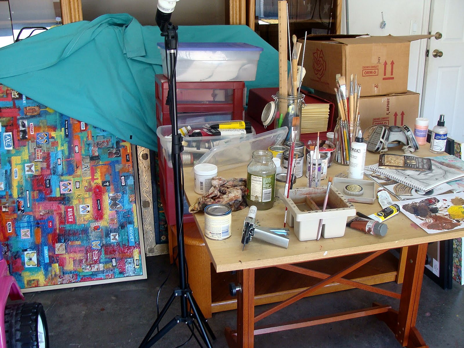Raw Art Gallery: Home Art Studio Space