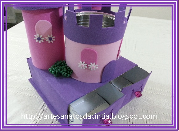 artesanatosdacintia.blogspot.com: Castelo em EVA