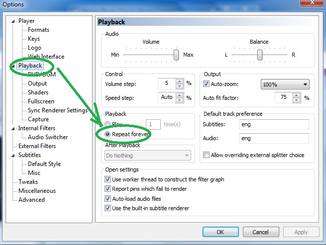 Setting Resume atau Repeat Media Player Classic - Tips Komputer