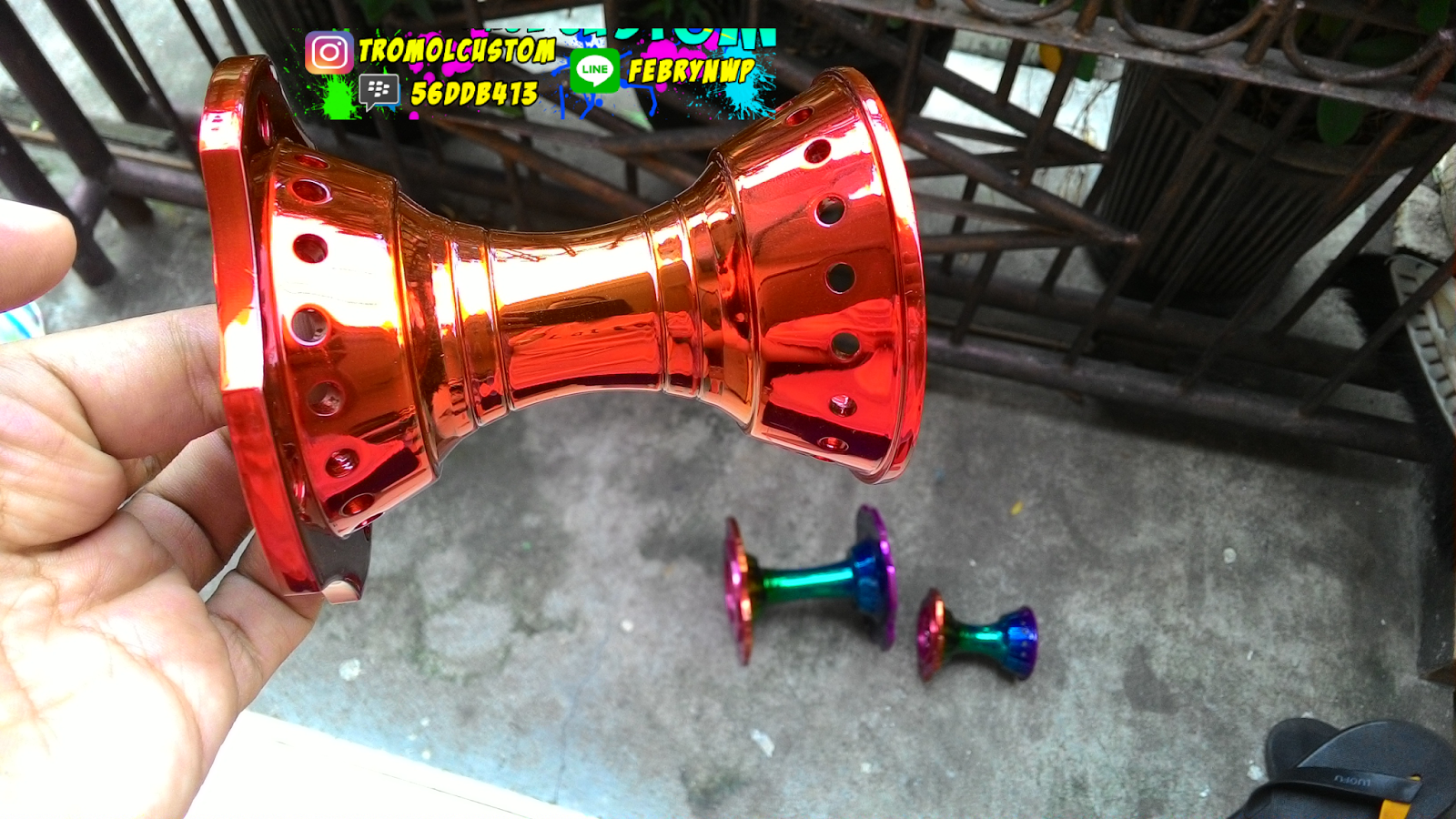 Tromol custom untuk semua motor
